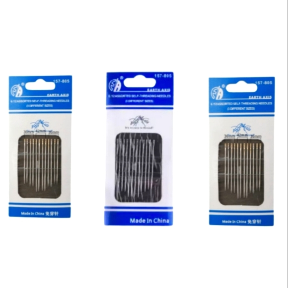 Earth Axis | Office | Earth Axis 62 Assorted Self Threading Iron Needles 15785 | Poshmark